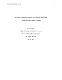 Workplace Violence Prevention in the Emergency Department Utilizing the ...